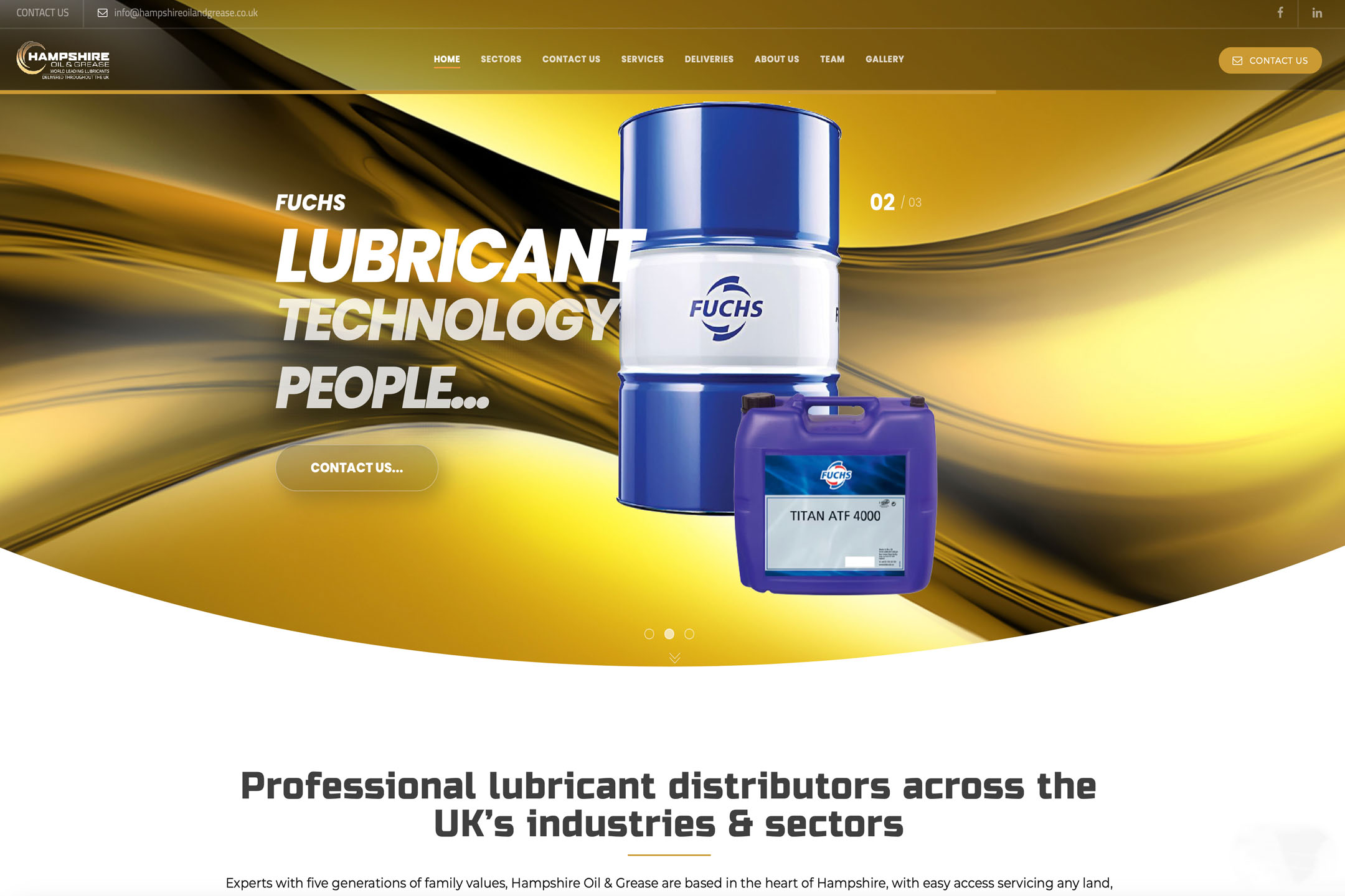 About Us - Hampshire Oil & Grease - Independent distributors for all industries - Food Grade ...