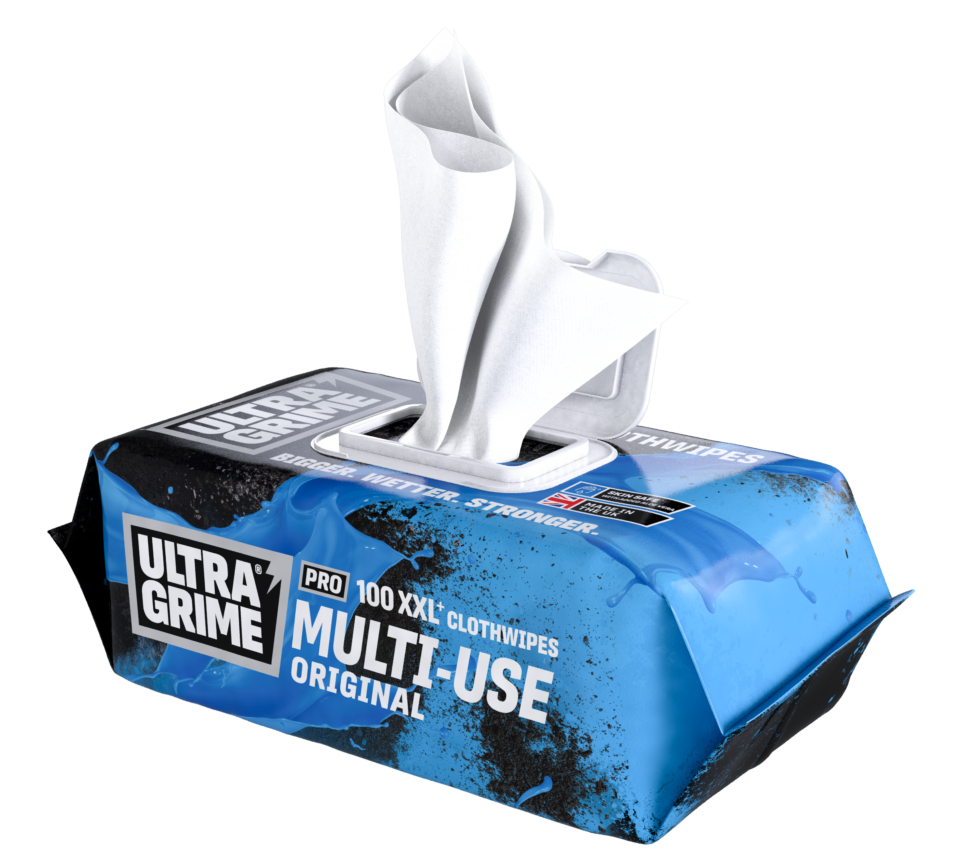 ULTRA GRIME PRO MULTI-USE WIPES X SINGLE PACK - Hampshire Oil & Grease